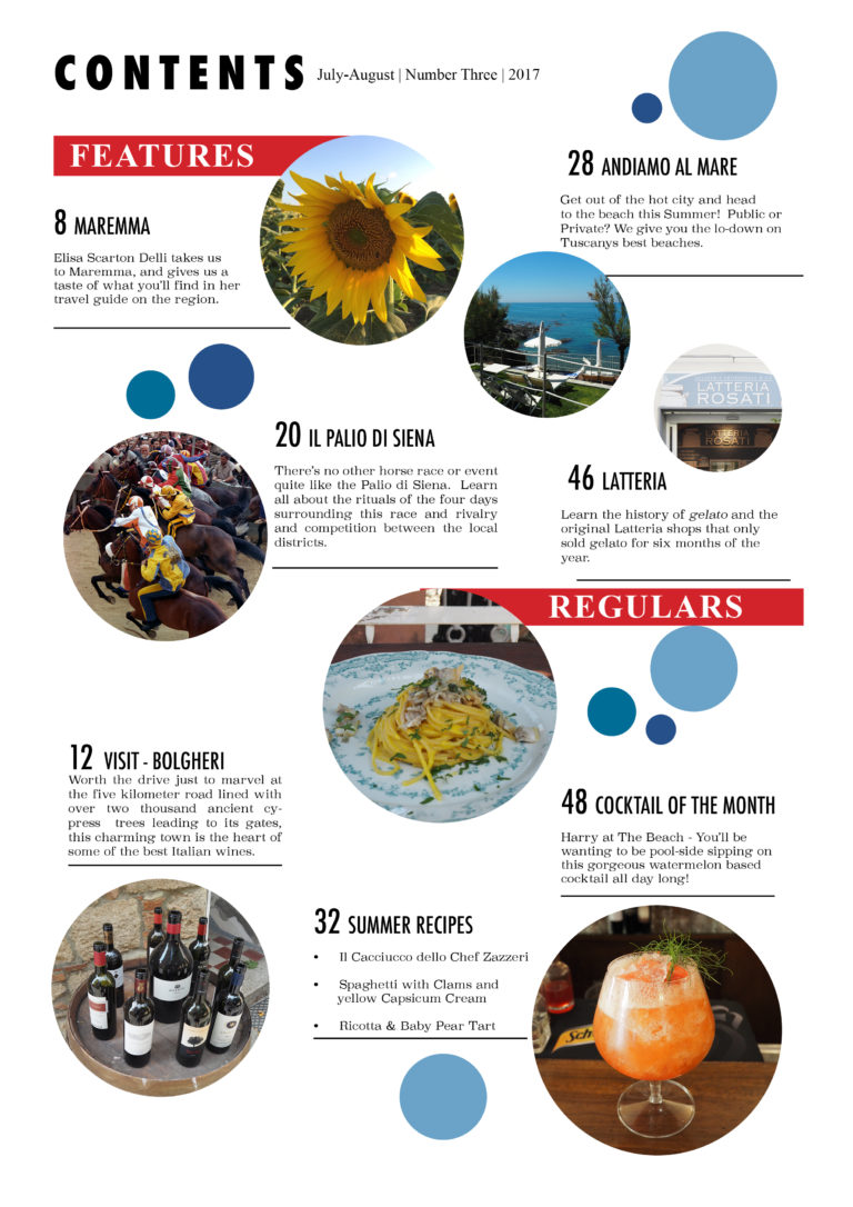 July / August Magazine | THIS TUSCAN LIFE